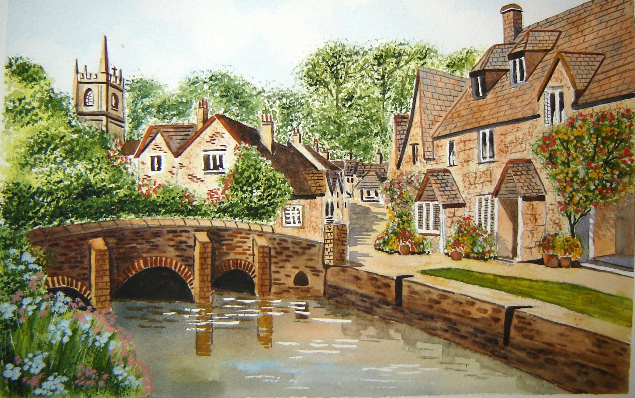 Peter Weston – Castle Combe in Somerset - SAA