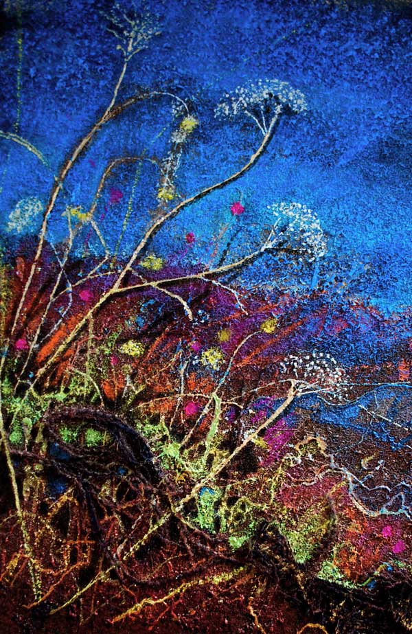 Seonaid Clarke – WHERE THE HEART IS Harris Tweed Art - SAA