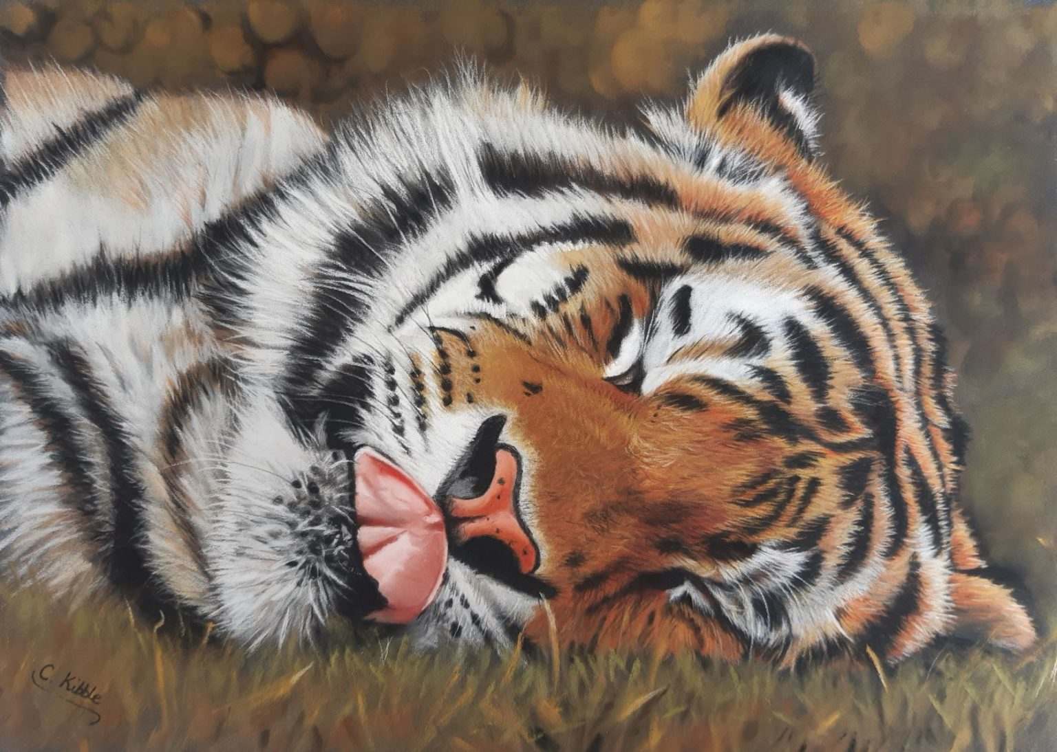 Creating A Pastel Tiger: Pastel Methods & Tips - SAA
