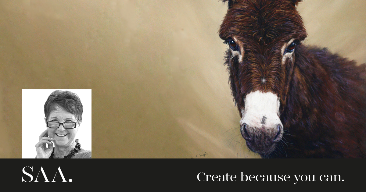 How to Paint a Donkey in Pastels with Catherine Inglis - SAA