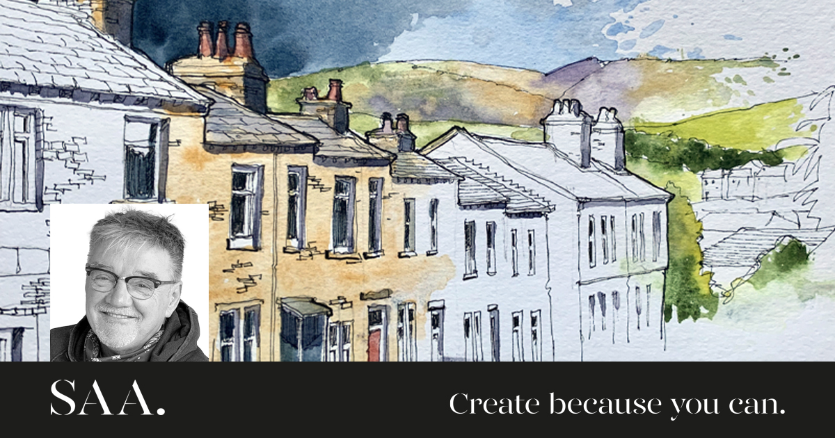 How to create a Line & Wash Drawing with John Harrison - SAA