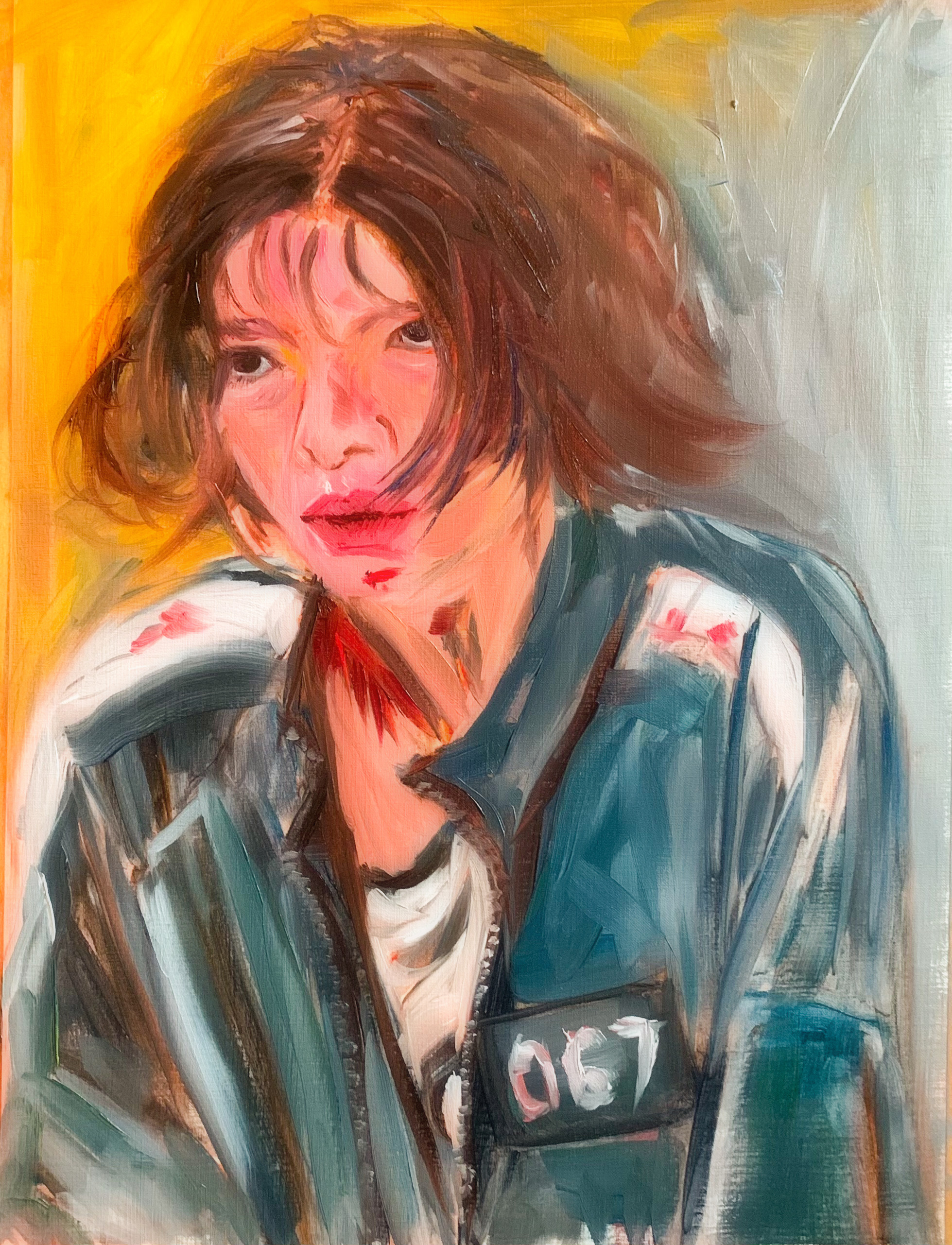 Urvashi Patel – Squid Game Actress- Oil Portrait Study - SAA