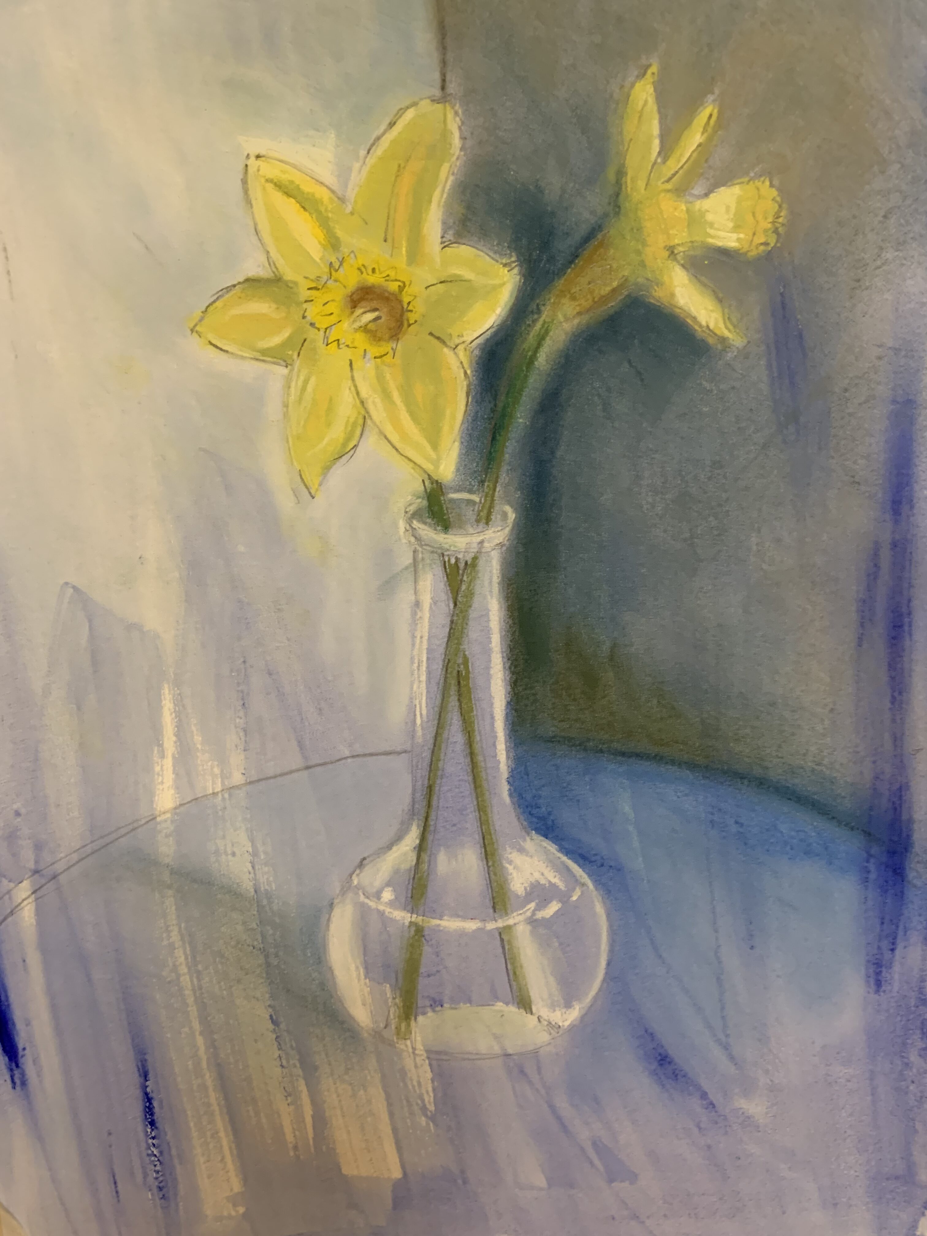 Cathy Hunter – Daffodils in Pastels - SAA